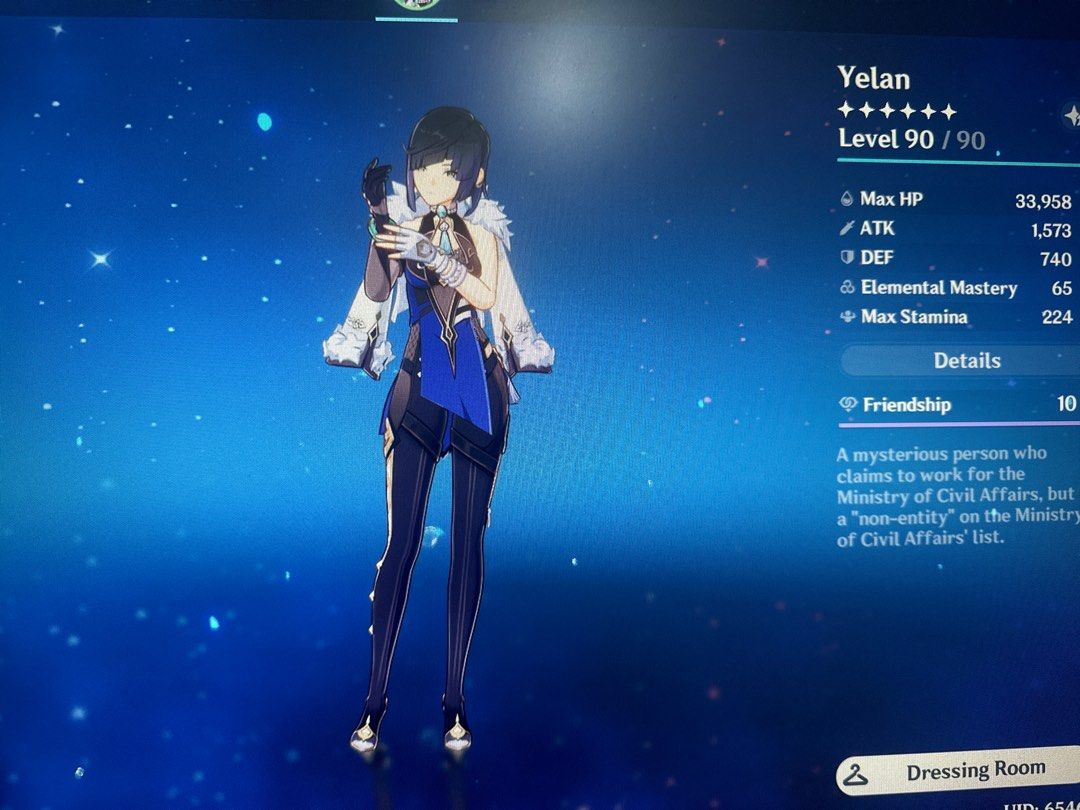 genshin impact ar 55 raiden shogun, yelan, nilou, kazuha, diluc, mona ...