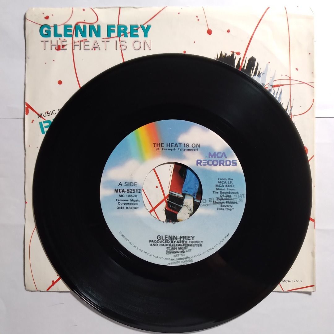 Glenn Frey || The Heat Is On Beverly Hills Cop OST MCA-52512 [Pop ...