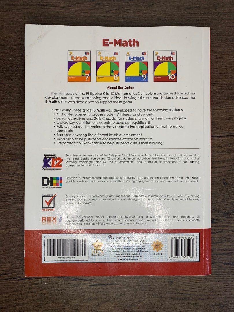 Grade 10 E-Math, Hobbies & Toys, Books & Magazines, Textbooks on Carousell