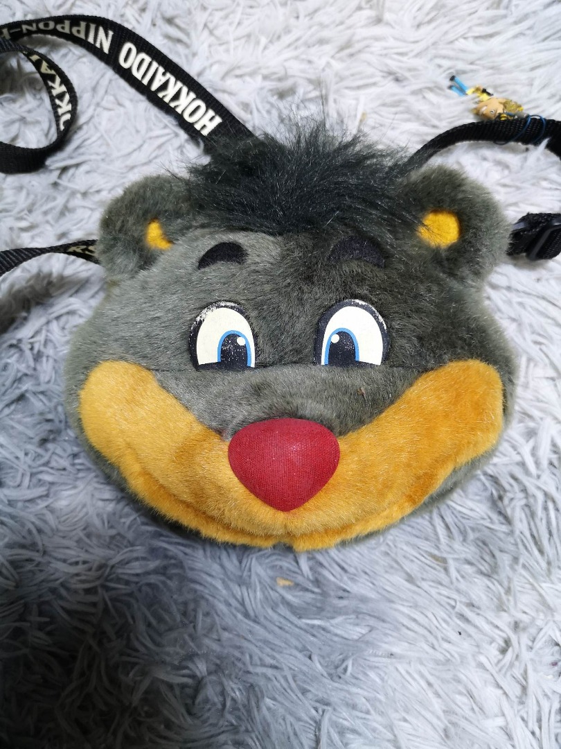 Green Cartoon Fur Sling Bag on Carousell