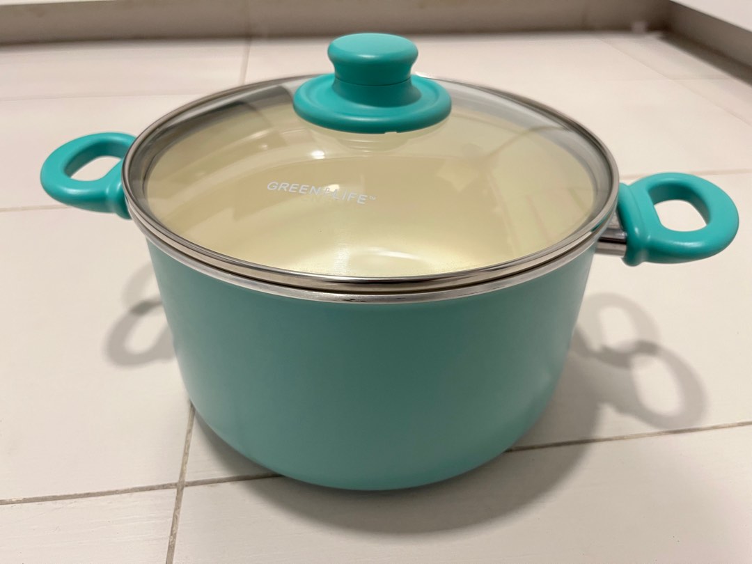 Greenlife cooking pot, Furniture & Home Living, Kitchenware & Tableware ...