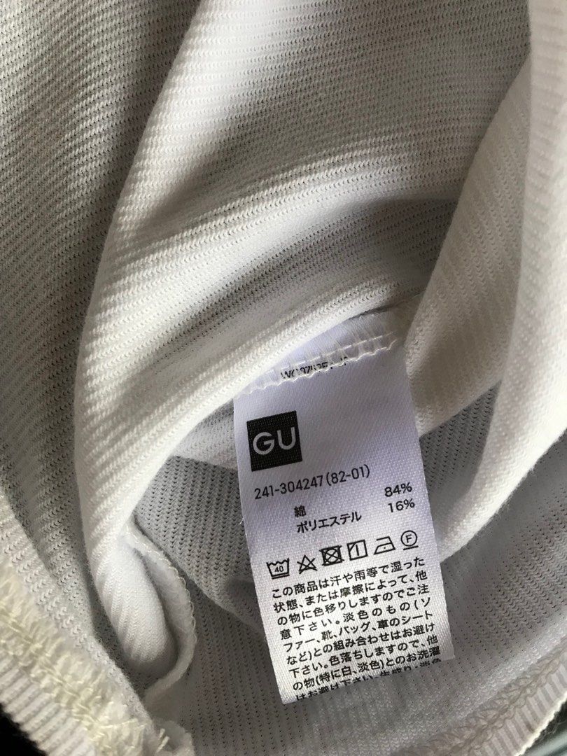 GU white top, Fesyen Wanita, Pakaian Wanita, Atasan di Carousell
