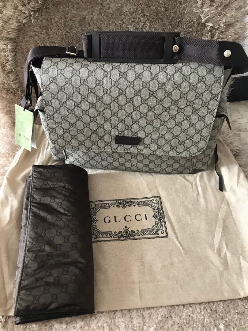 GUCCI MONOGRAM POSTMAN BAG SLINGBACK MENS WOMENS TRAVEL CABIN GYM BAG ...