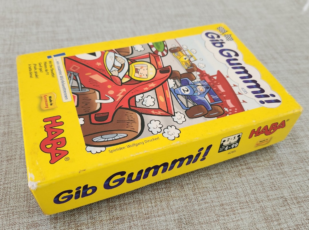 HABA Boardgame: Hit the Throttle (Gib Gummi), Hobbies & Toys, Toys ...