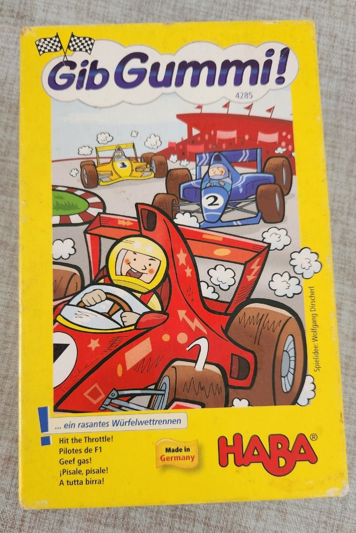 HABA Boardgame: Hit the Throttle (Gib Gummi), Hobbies & Toys, Toys ...