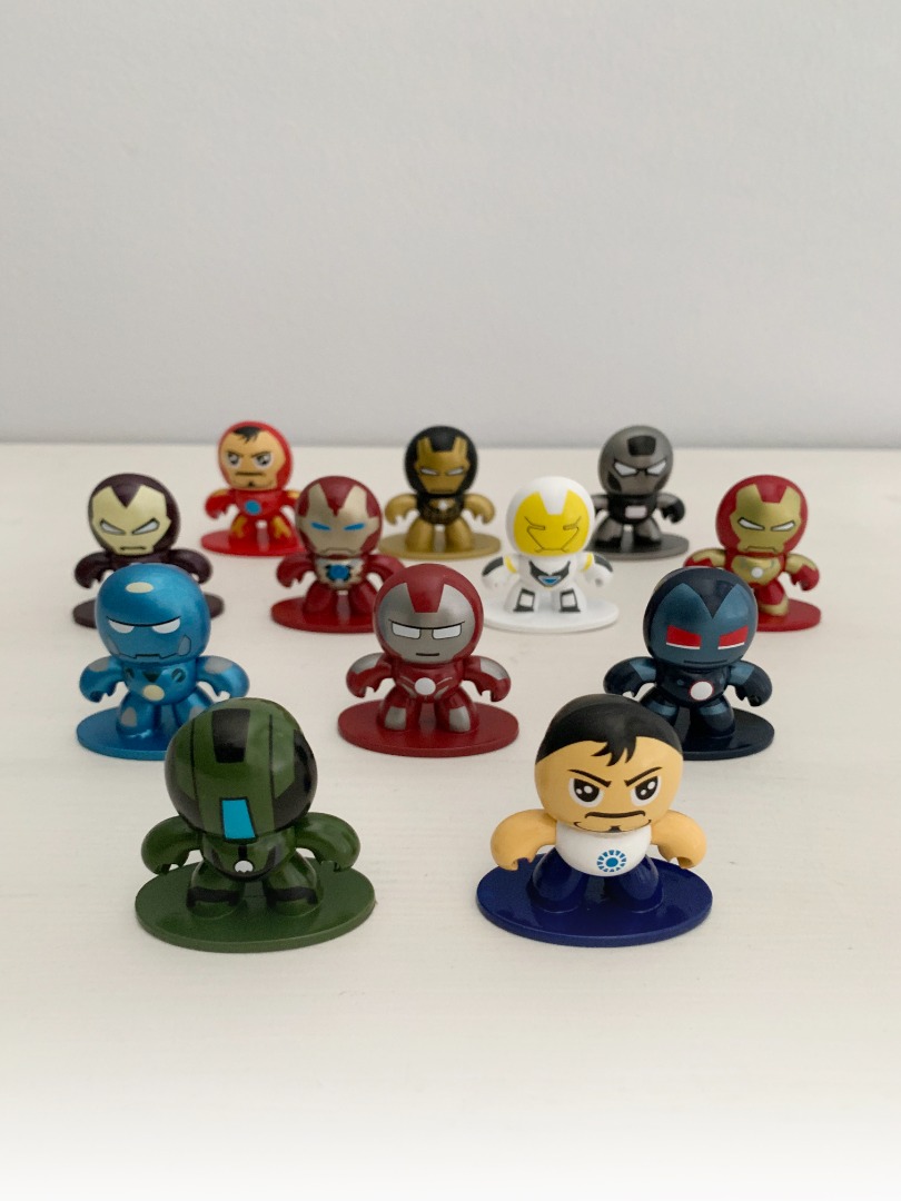 Hasbro Iron Man 3 Micro Muggs Mini Vinyl Figures - 12 pcs, Hobbies ...