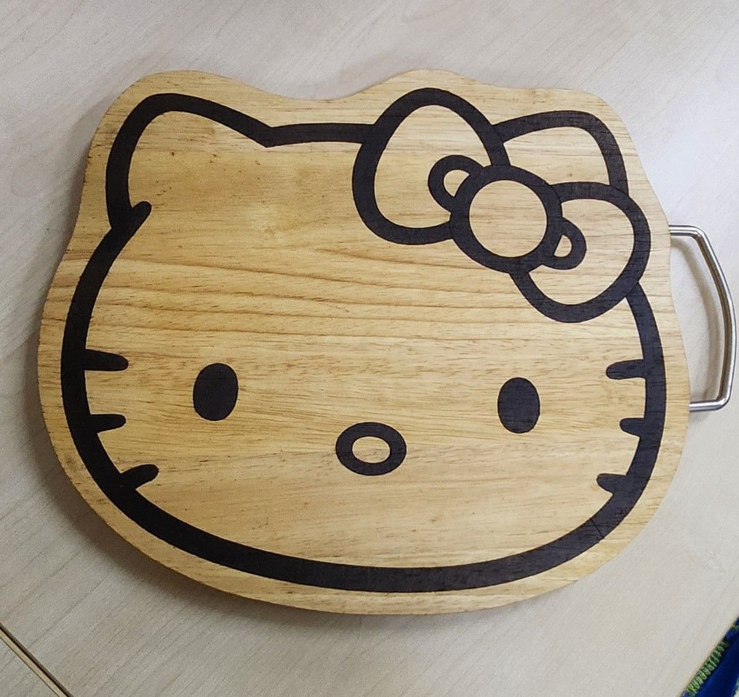 Hello kitty wooden board, Hobbies & Toys, Stationery & Craft, Craft ...