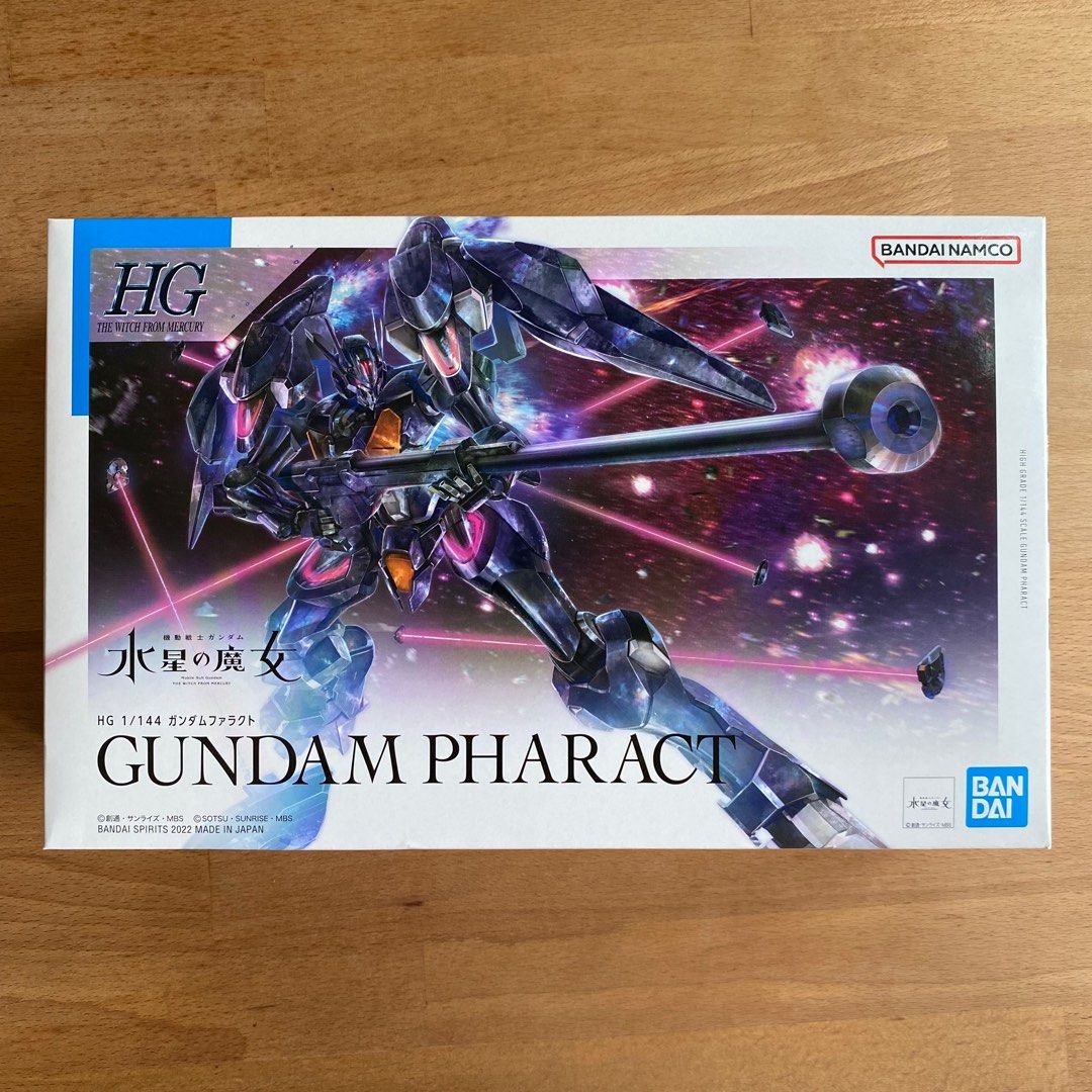 HG 1/144 Gundam Pharact The Witch From Mercury Gunpla Model, Hobbies ...