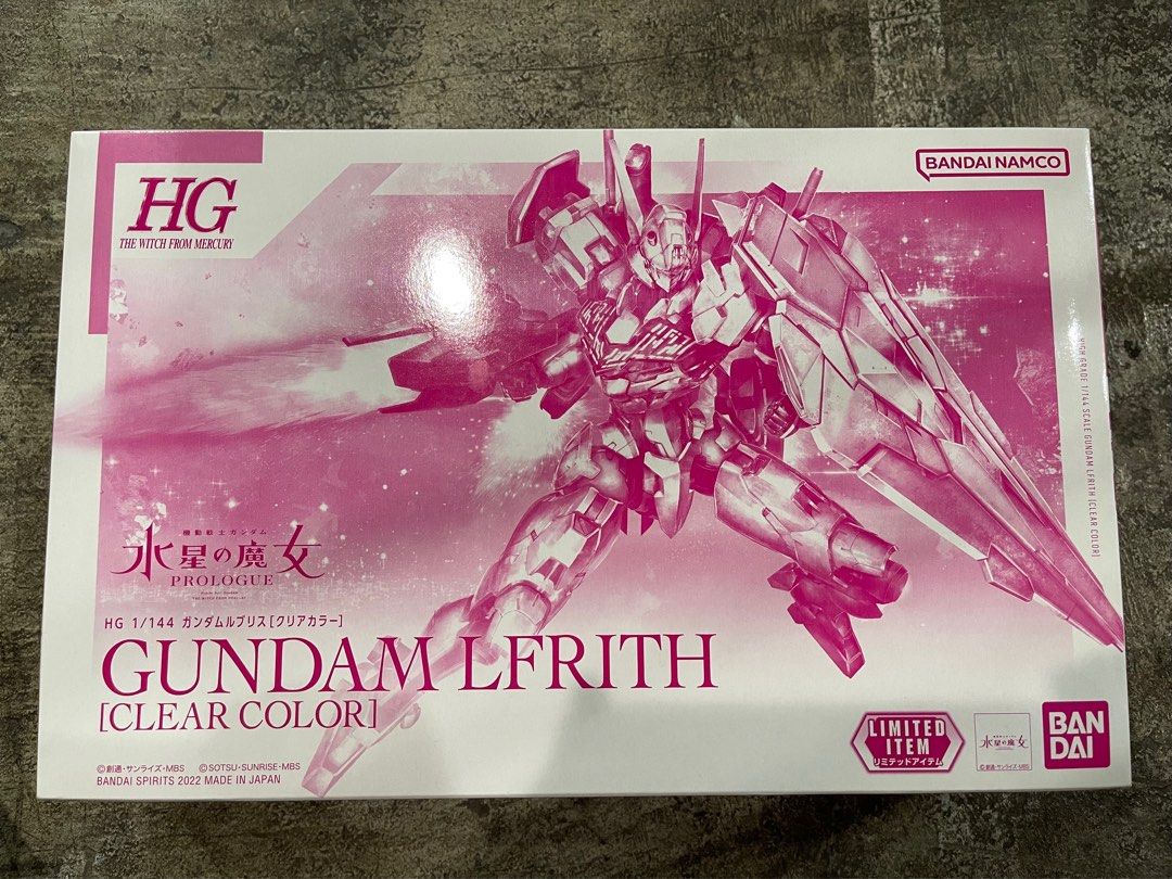 ‼️剩一‼️ HG 魔靈 高達 gundam lfrith clear color 彩透 水星魔女, 興趣及遊戲, 玩具 & 遊戲類 ...