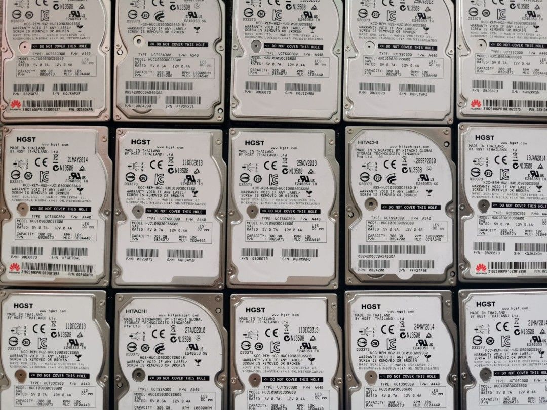 HGST 300gb SAS 10k 2.5" hdd (Need raid card), Computers & Tech, Parts ...