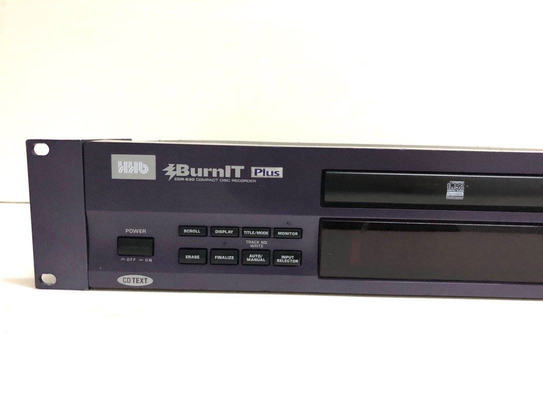 HHB Cdr-830 Plus Professional Master Burnit CD Recorder, 音響器材, 錄音機 ...