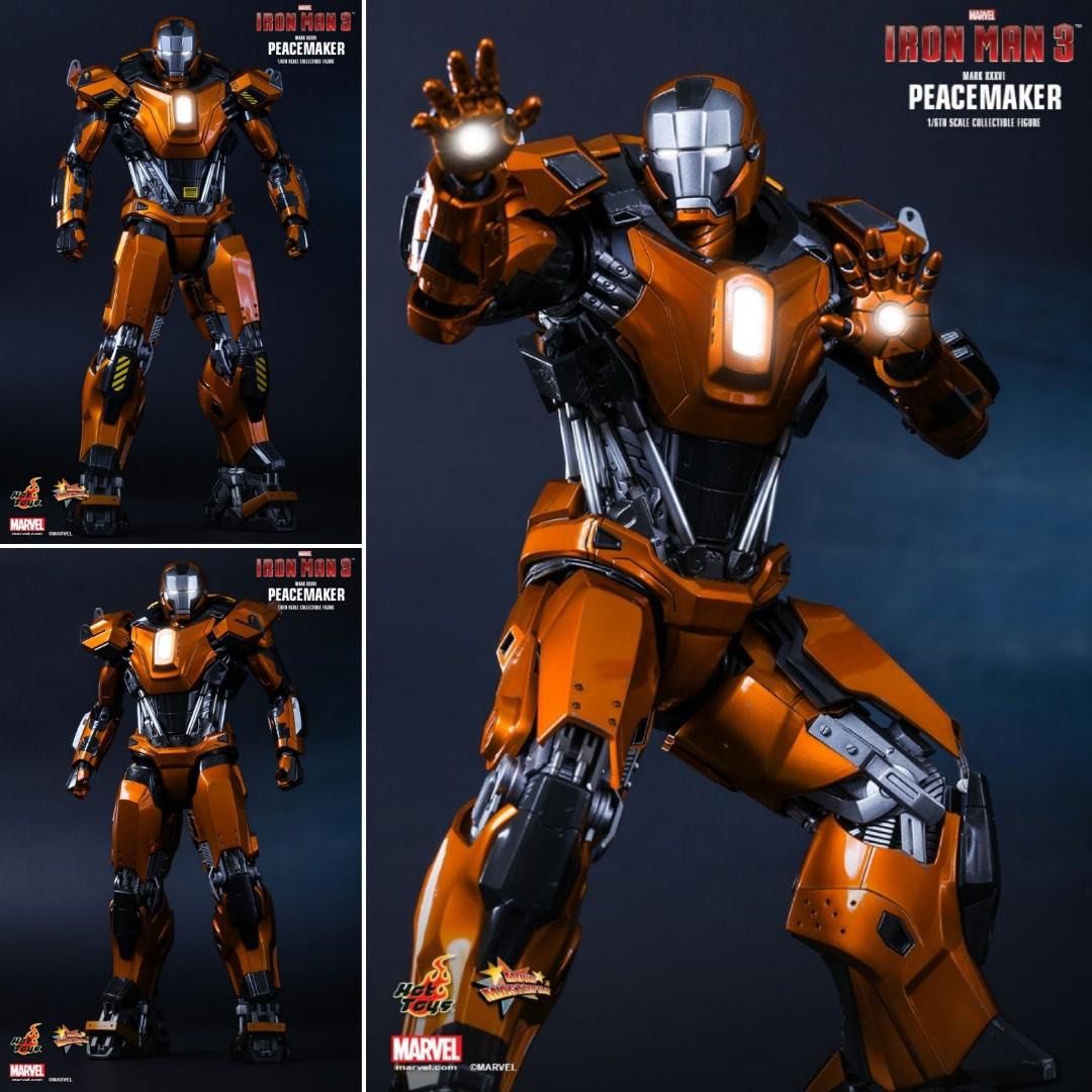 Hot toys Iron man Peacemaker, Hobbies & Toys, Toys & Games on Carousell