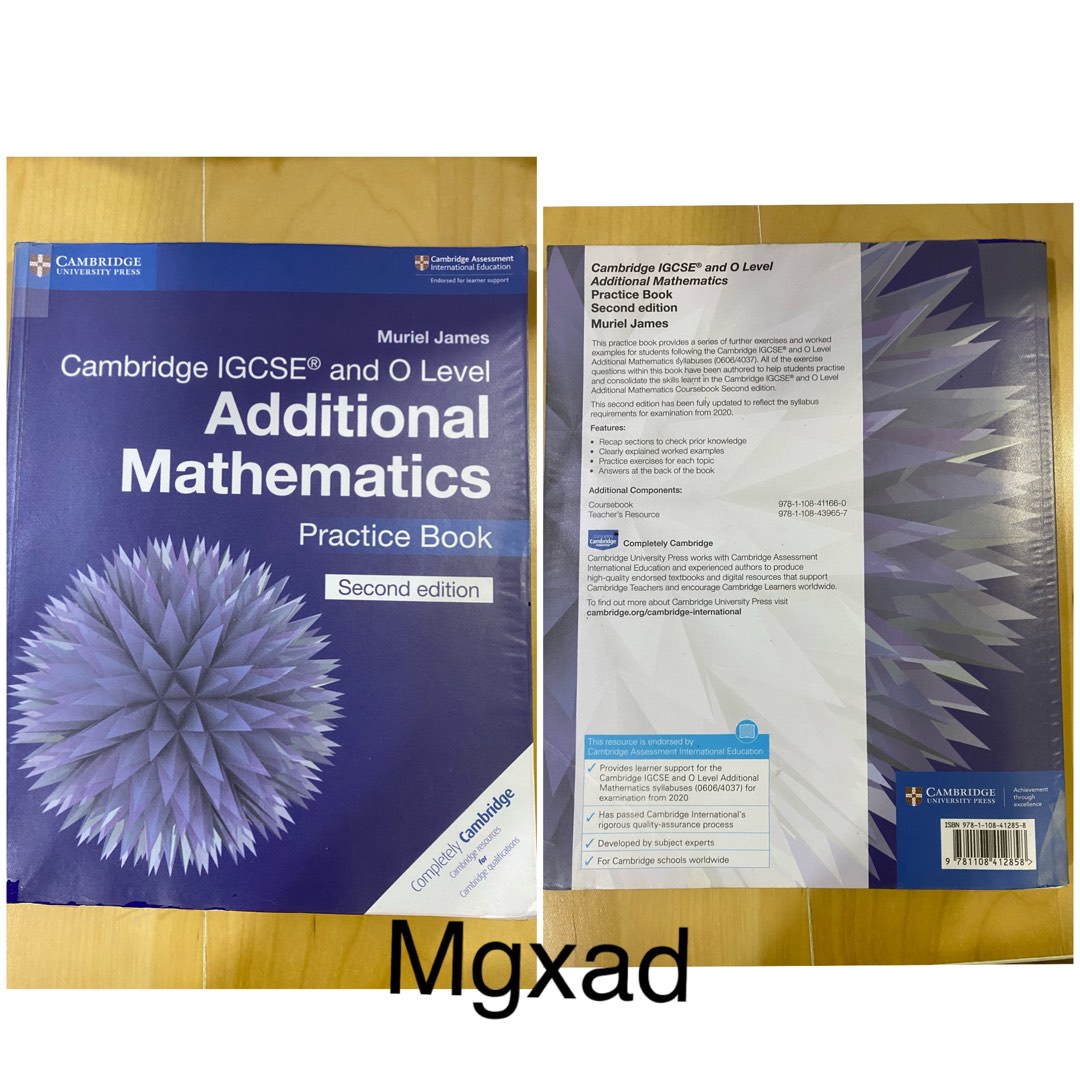 Igcse Add Maths Practice Book Hobbies And Toys Books And Magazines Textbooks On Carousell