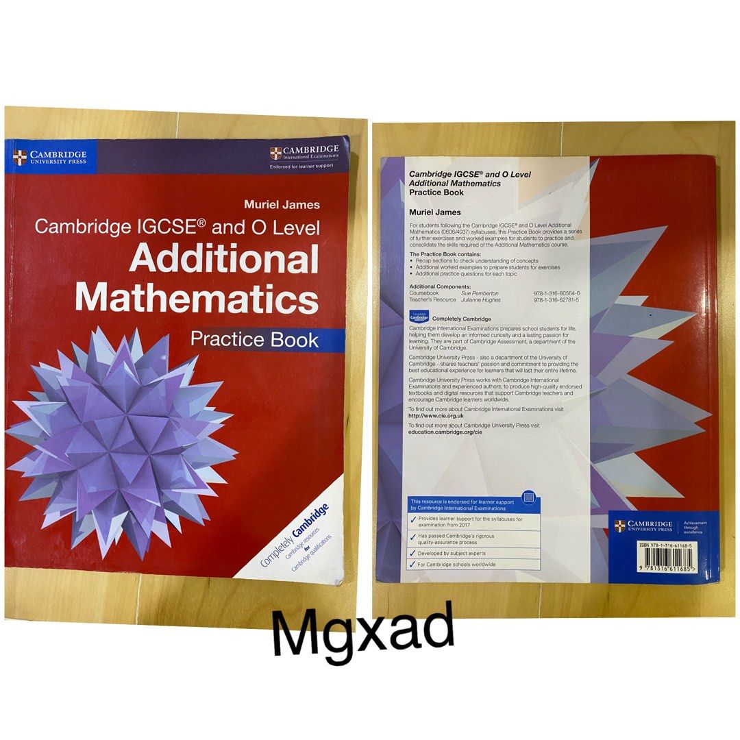 Igcse Add Maths Practice Book Hobbies And Toys Books And Magazines Textbooks On Carousell