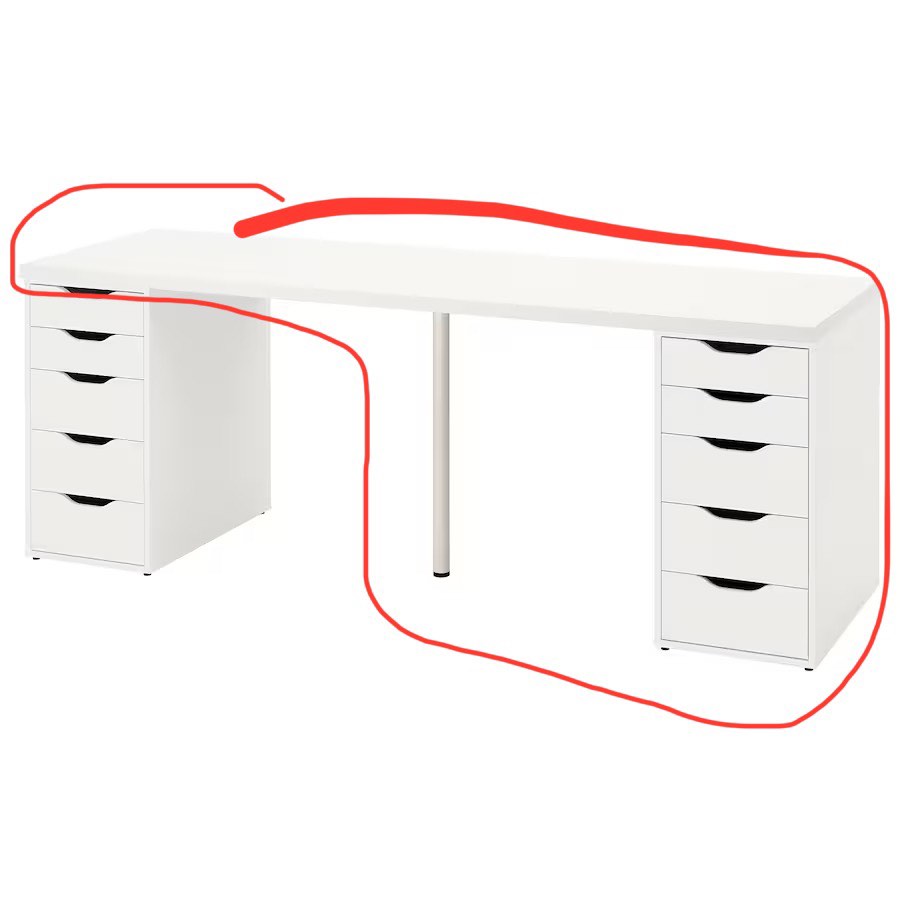 Ikea Long Table, Furniture & Home Living, Furniture, Tables & Sets on ...