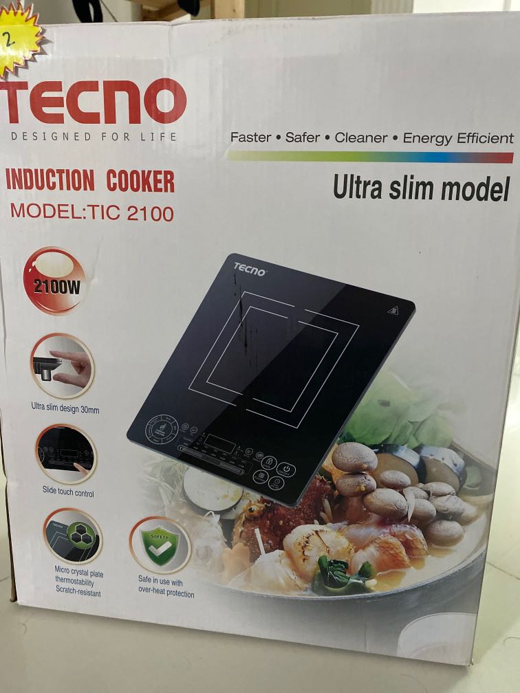 Induction cooker (model TIC 2100), TV & Home Appliances, Kitchen ...