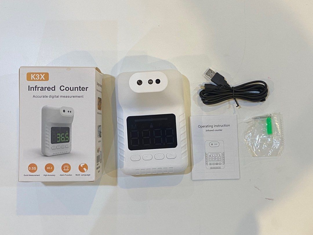 Infrared Counter Temperature Scan, Health & Nutrition, Thermometers on ...