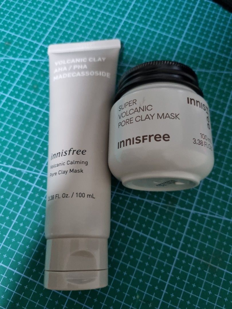 Innisfree volcanic clay masks, Beauty & Personal Care, Face, Face Care ...