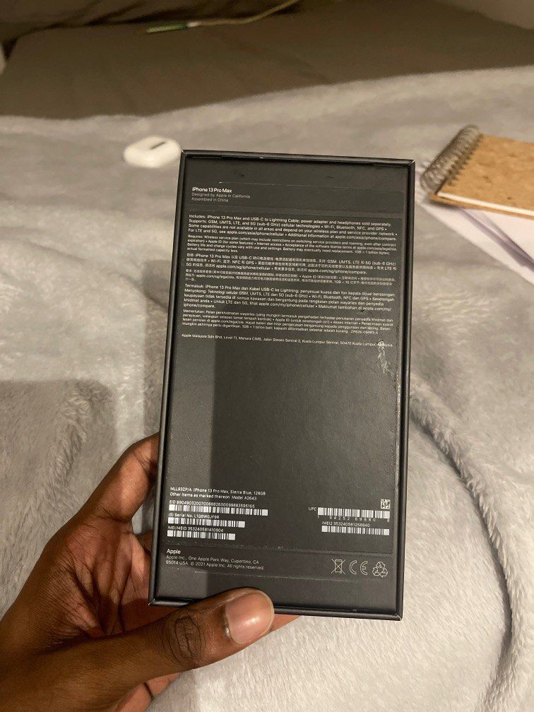iPhone 13 Pro Max Box, Mobile Phones & Gadgets, Mobile Phones, iPhone ...