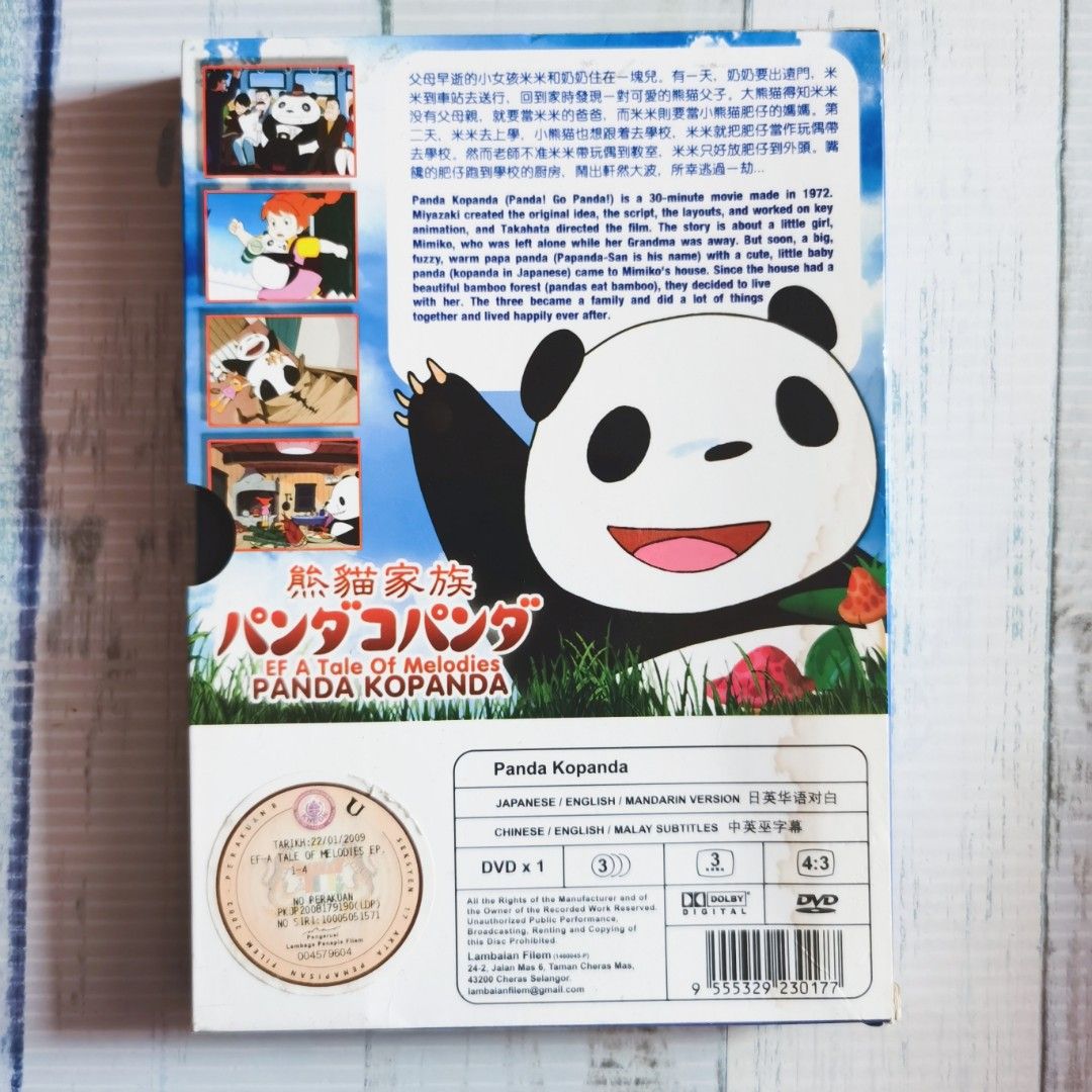 Japan Anime DVD - Panda Kopanda (Studio Ghibli), Hobbies & Toys, Music ...