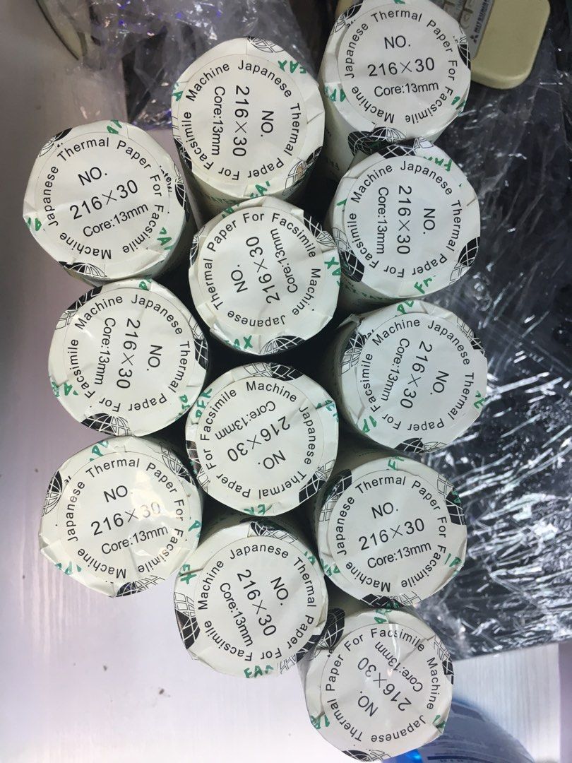 Japanese Thermal Facsimile Paper, 電腦＆科技, 打印機及影印機 - Carousell