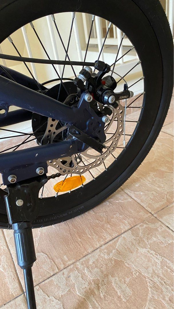 Java Zelo V2 foldable bicycle BLUE, Sports Equipment, Bicycles & Parts ...