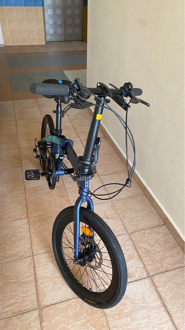 Java Zelo V2 foldable bicycle BLUE, Sports Equipment, Bicycles & Parts ...