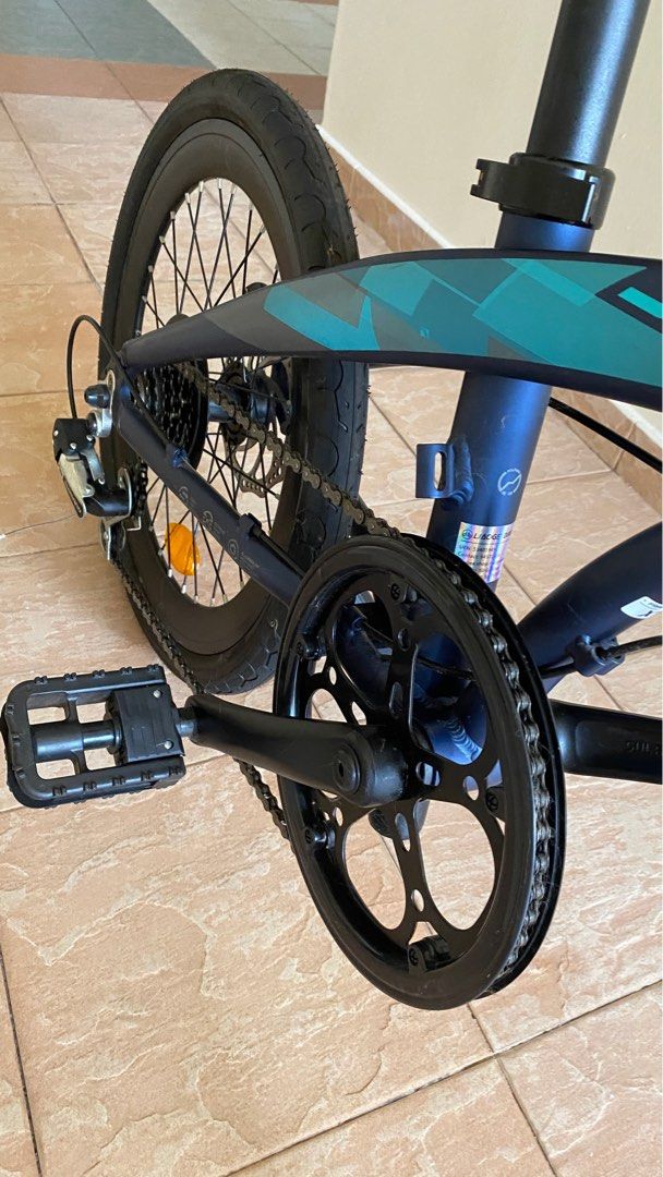 Java Zelo V2 foldable bicycle BLUE, Sports Equipment, Bicycles & Parts ...