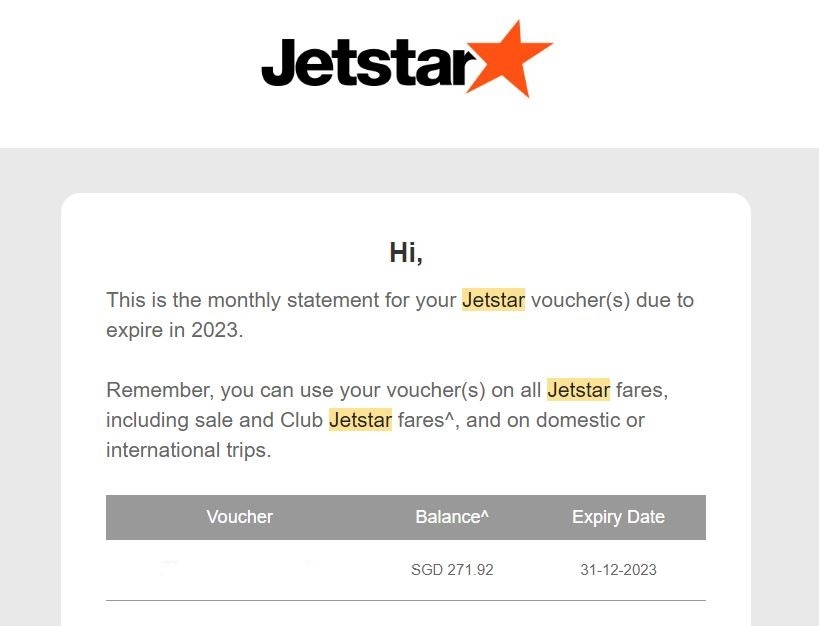 Jetstar Voucher, Tickets & Vouchers, Flights & Overseas Attractions on ...