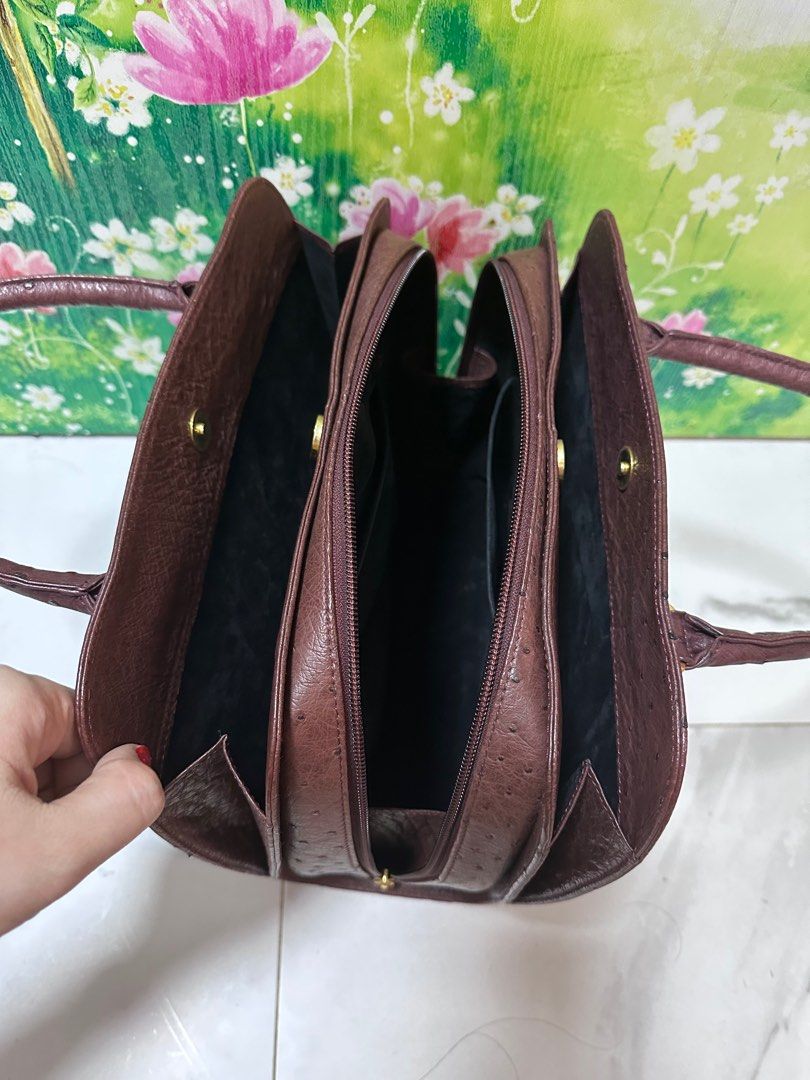 JRA Japan ostrich skin bag, Women's Fashion, Bags & Wallets, Tote Bags on Carousell