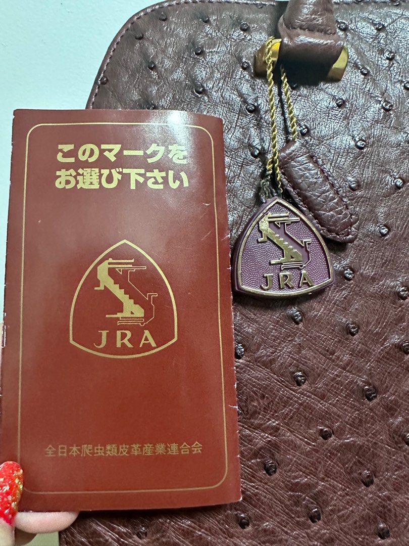 JRA Japan ostrich skin bag, Women's Fashion, Bags & Wallets, Tote Bags on Carousell