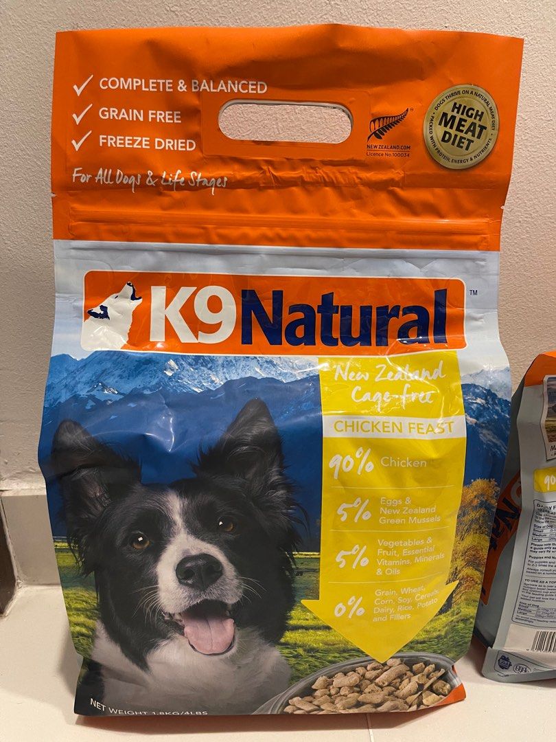 K9 Natural Freeze Dried Chicken Feast 1.8KG, Pet Supplies, Pet Food on Carousell