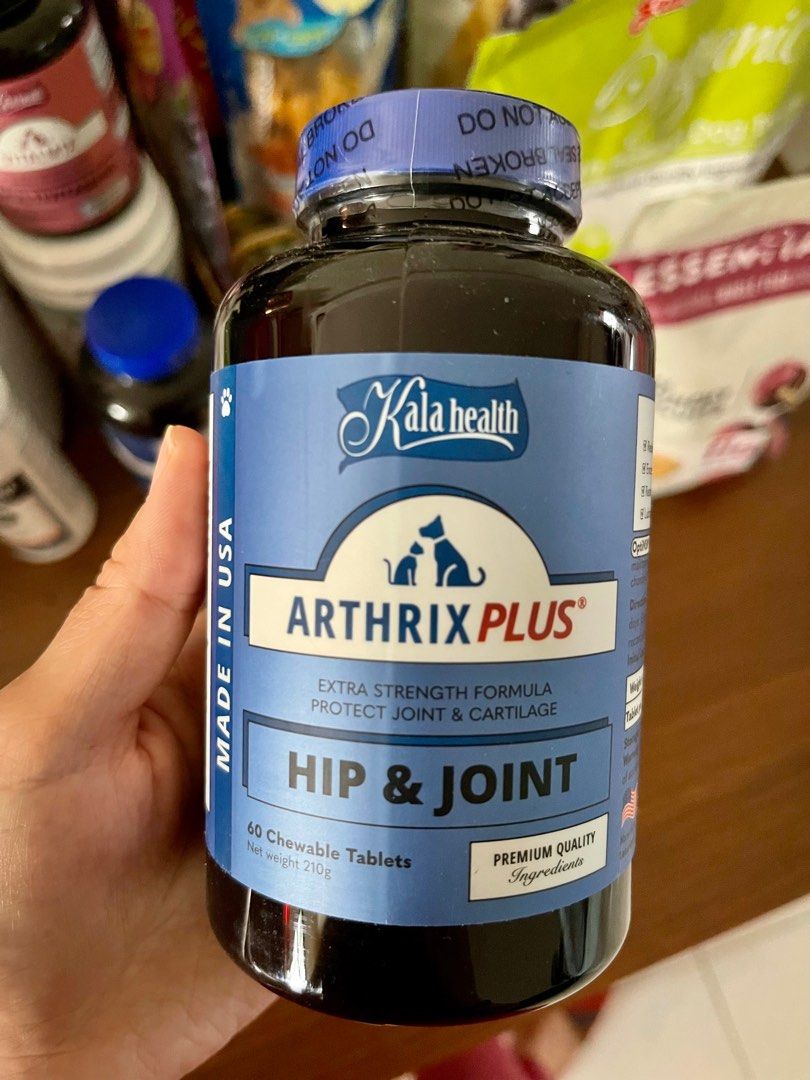 Kala Health Arthrix Plus 60 Tabs / Hip & Joint / Pet Supplement / MSM ...