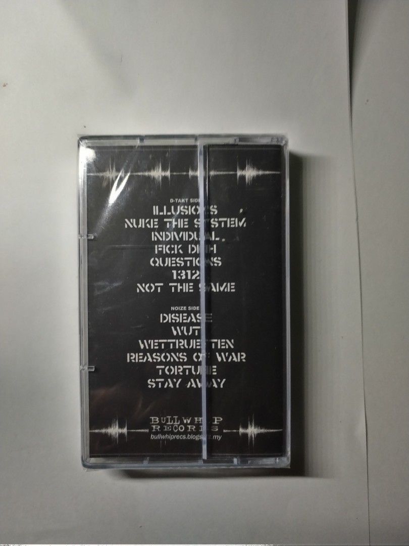 Kaset EARTH CRUST DISPLACEMENT "D-takt Noize" Cassette Tape, Hobbies & Toys, Music & Media, CDs ...