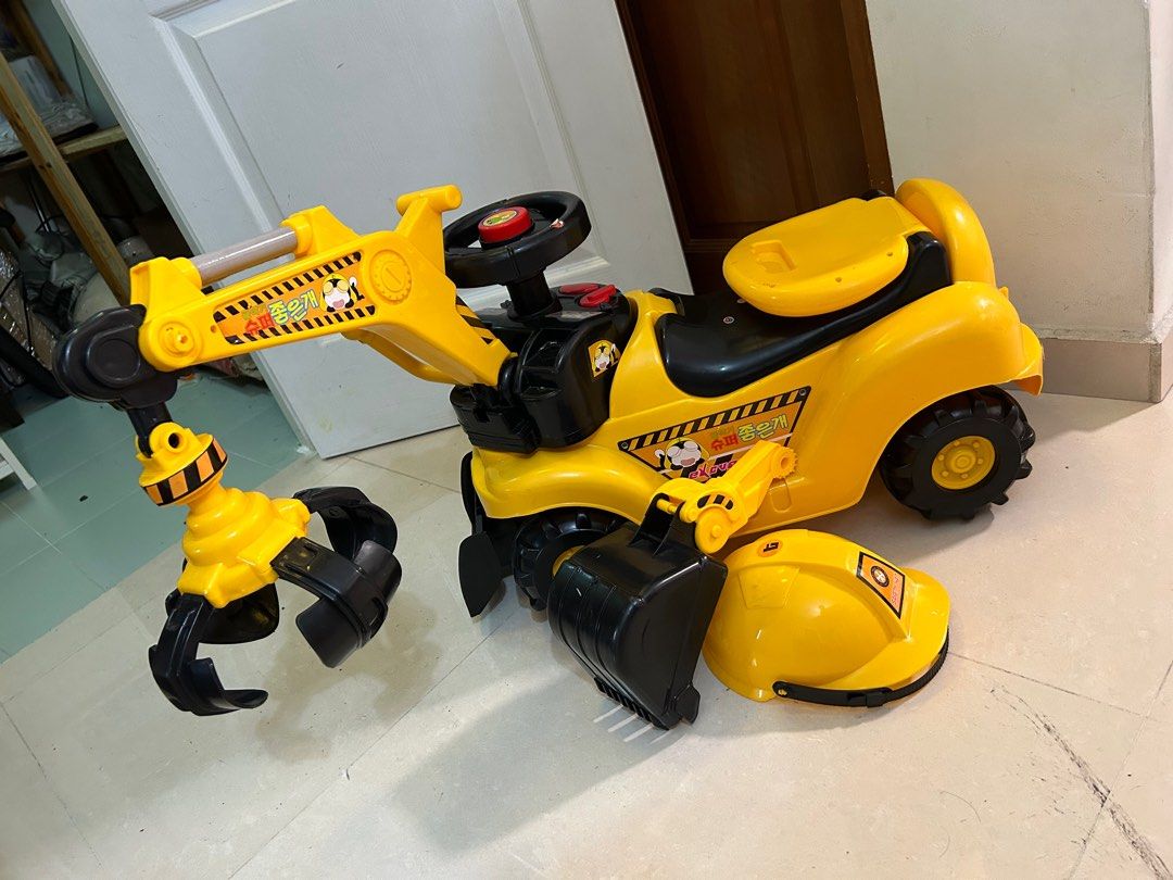 Kids Toy Excavator Digger Car, Hobbies & Toys, Toys & Games on Carousell