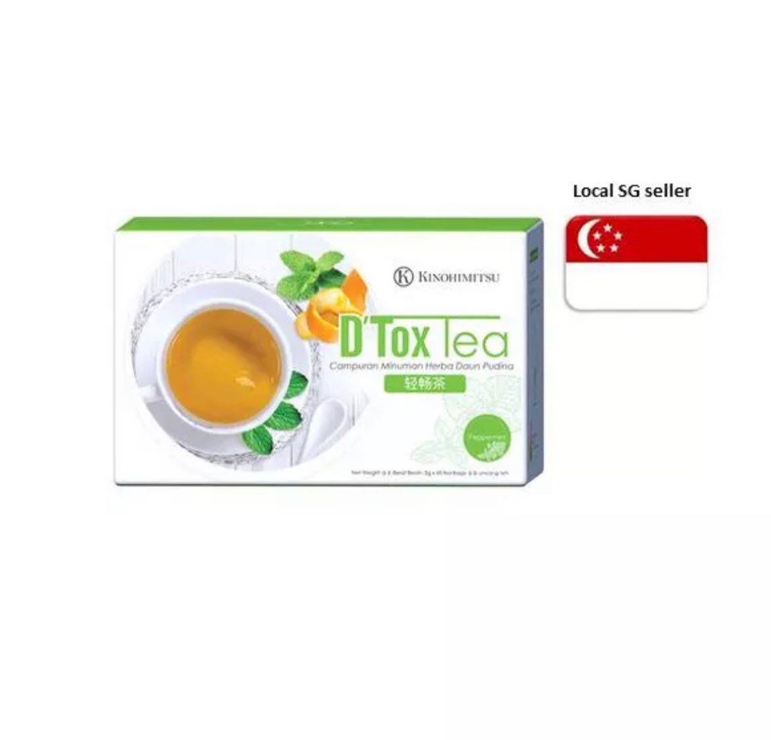 Kinohimitsu Japan Detox Tea Peppermint 2G X 60s, Expiry 08/2025, Health ...