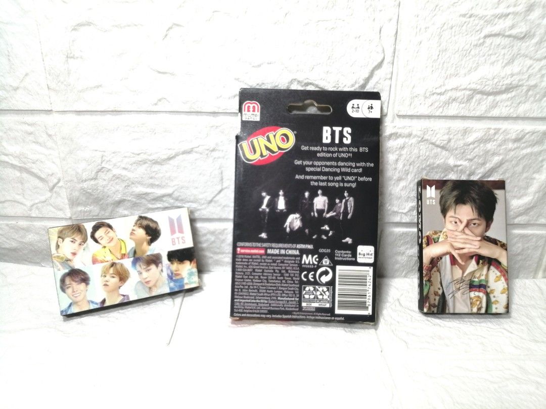 KPOP BTS UNO Cards Game Set + 2 Packs of LOMO Cards Set Package K Pop Merchandise SALE, Hobbies ...