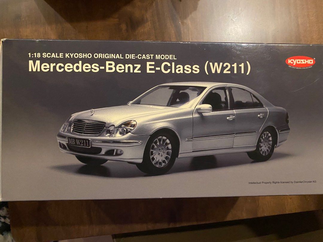 絕版經典Kyosho Mercedes-Benz E-Class (W211) 1:18 SCALE KYOSHO ORIGINAL DIE-CAST MODEL 京商 平治, 興趣及遊戲 ...