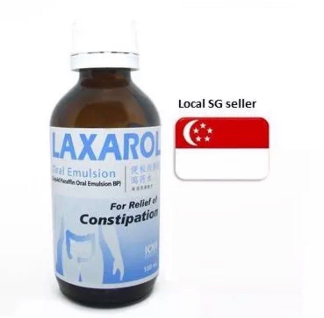 Laxarol, Liquid Paraffin Emulsion 100ML, Health & Nutrition, Health ...