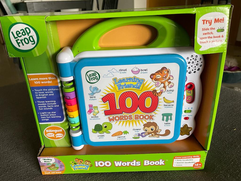 Leapfrog bilingual talking book (English+Spanish), Hobbies & Toys ...