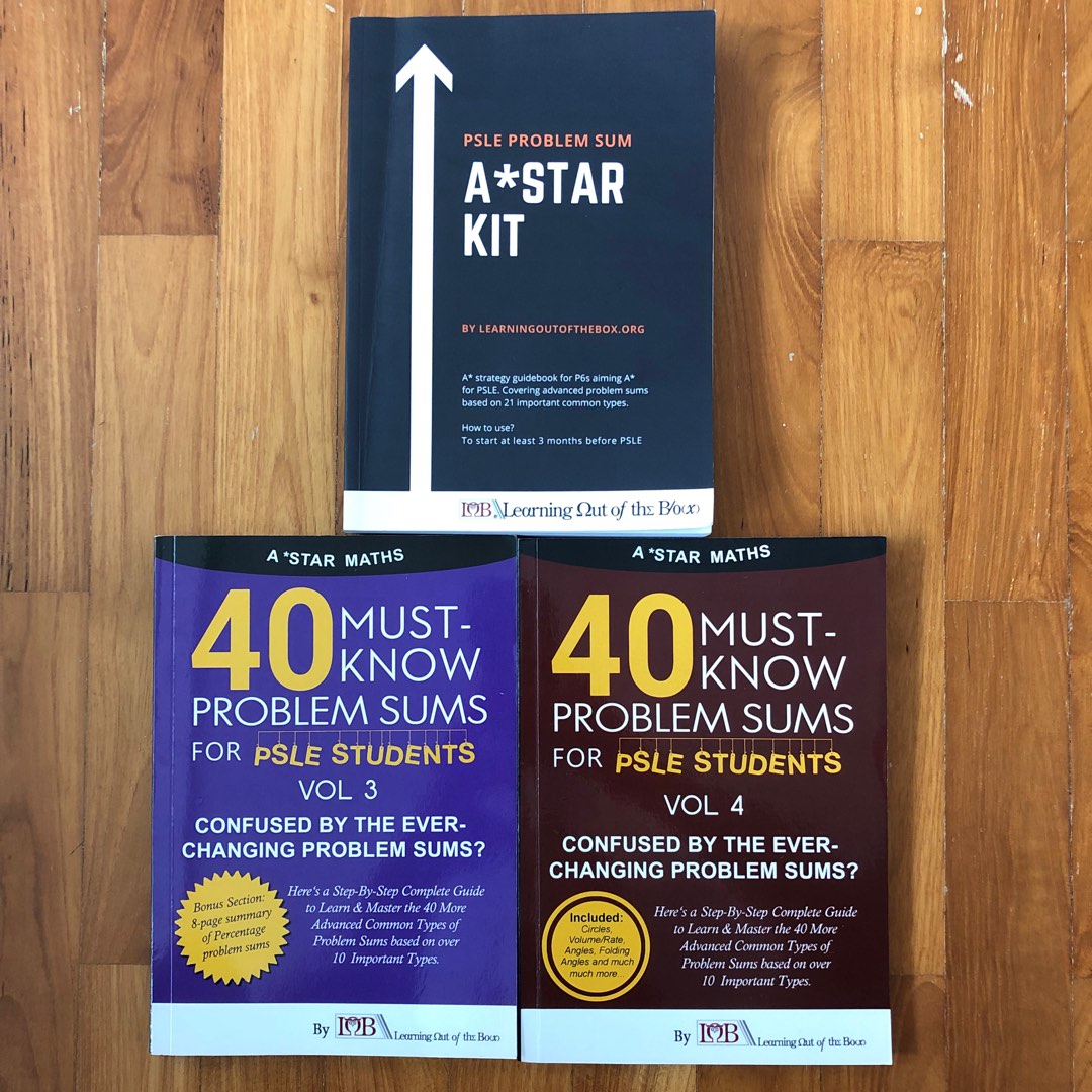 Learning Out of the Box (LOB) tuition centre Maths PSLE guidebooks ...