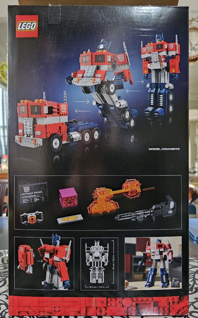 Lego 10302 Transformers Optimus Prime, Hobbies & Toys, Toys & Games on ...