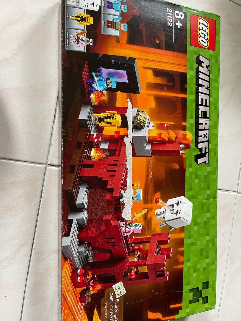 Lego Minecraft the nether fortress 21122, Hobbies & Toys, Toys & Games ...