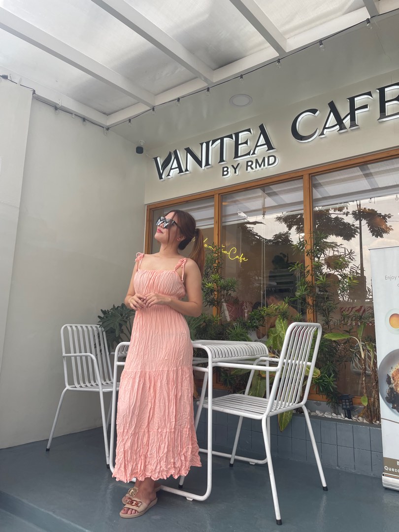 light pink beach maxi dress on Carousell