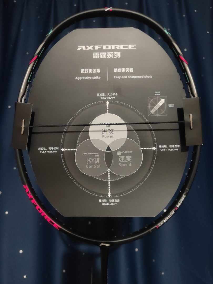 Li-Ning axforce cannon 4u, Sports Equipment, Sports & Games, Racket ...