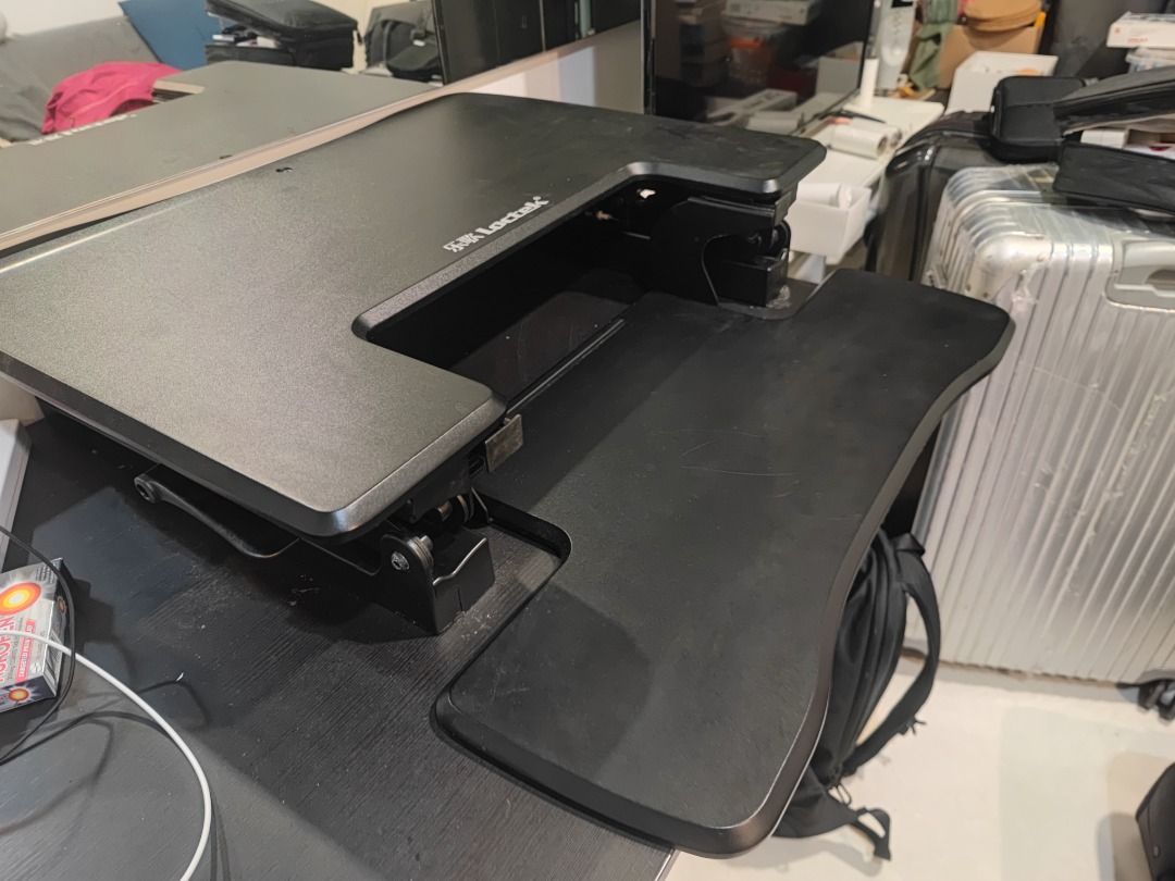 Loctek M9S Laptop Standing Desk With a Keyboard Tray, Furniture & Home ...