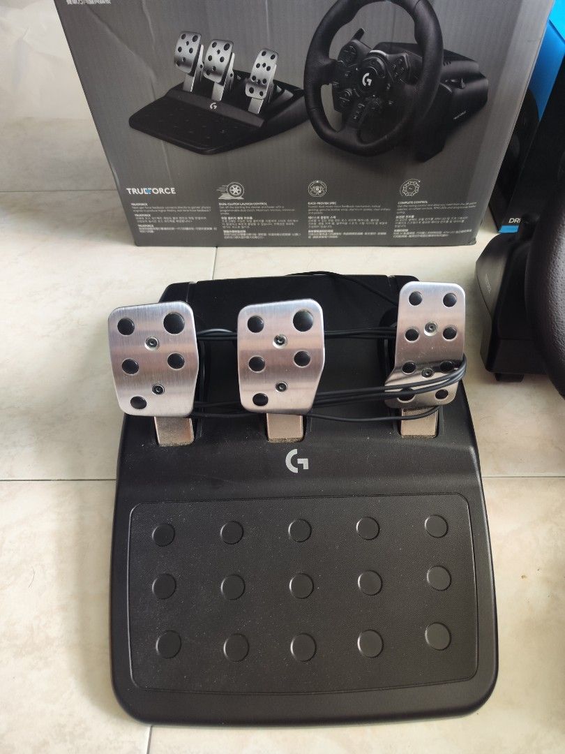 Logitech G923 + Logitech Driving Force Shifter, Video Gaming, Gaming ...
