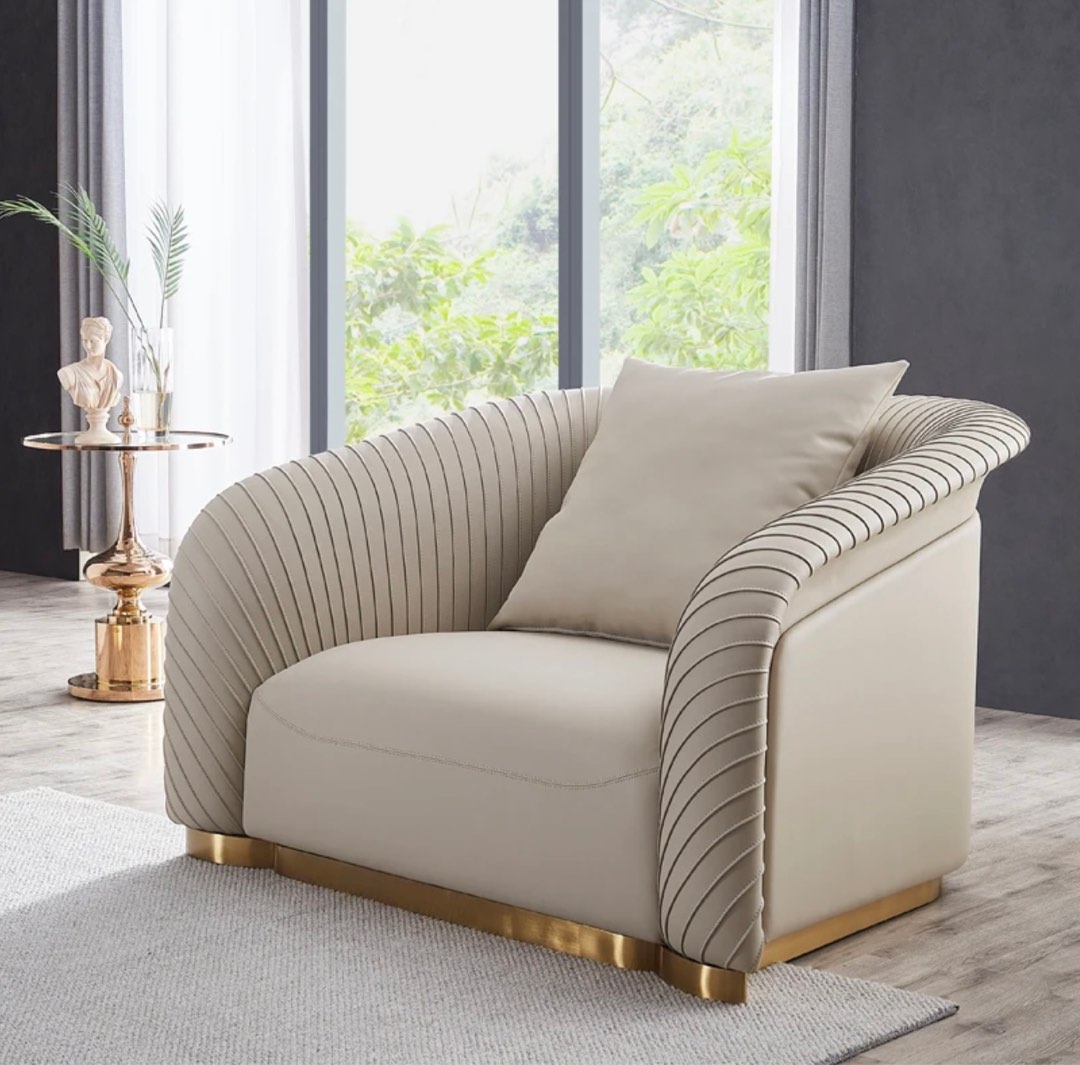 Lux Single Seater, Furniture & Home Living, Furniture, Sofas on Carousell