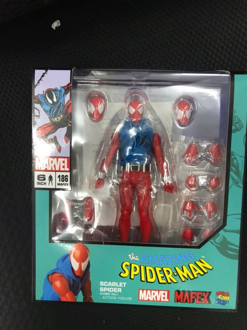 Marvel MAFEX No.186 Scarlet Spider (Comic Ver.), Hobbies & Toys, Toys ...