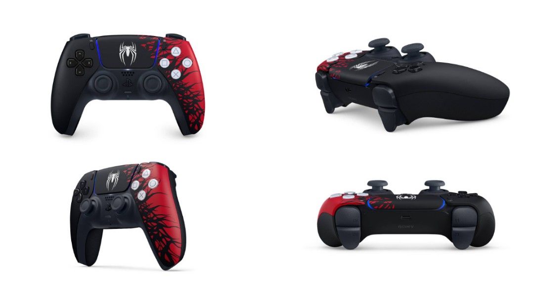 Marvel's Spiderman 2 PS5 Limited Edition Dualsense Wireless Controllers ...